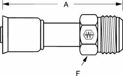Hydraulic Hose Flare Male Rigid: 1-1/16-14 – Flow Control Products