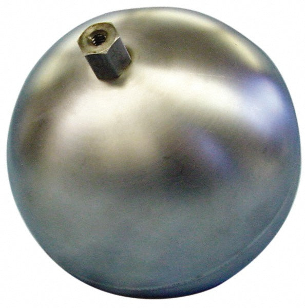 9" Dia, Spherical, Hex Spud Connection, Metal Float – Flow Control Products