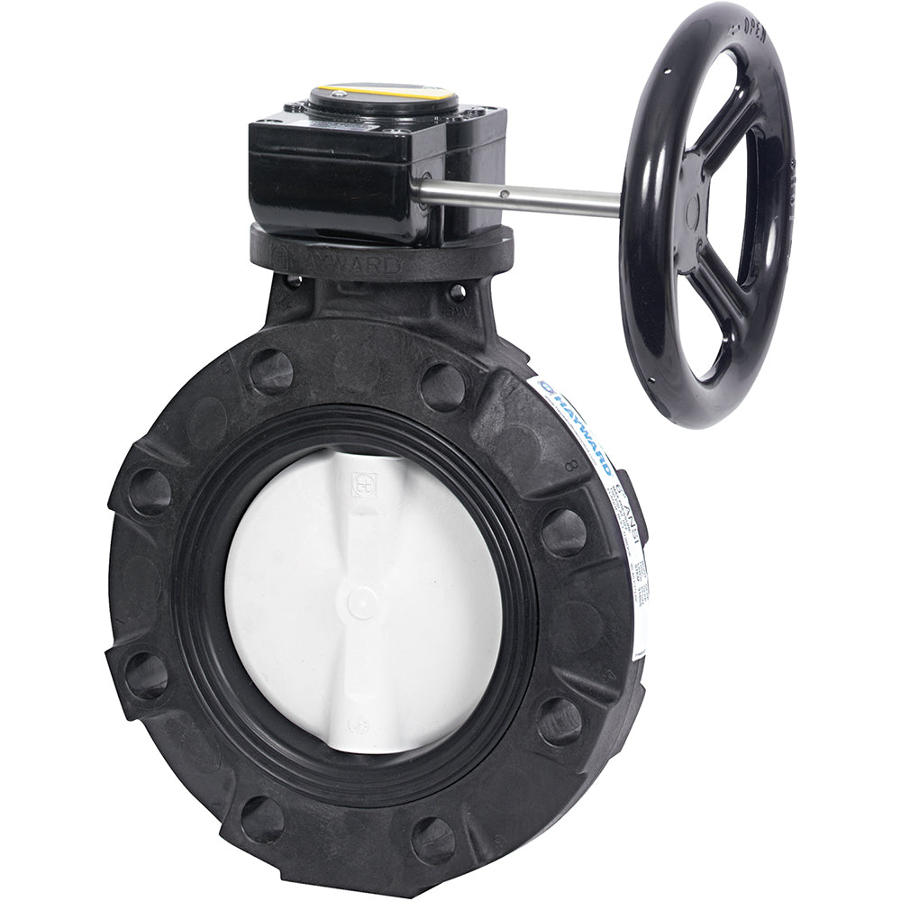 Manual Butterfly Valve: 10" Pipe, Gear Handle – Flow Control Products