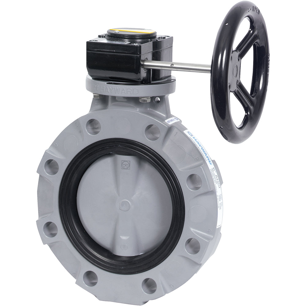 Manual Butterfly Valve: 10" Pipe, Gear Handle – Flow Control Products