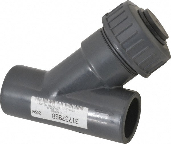 1" Pipe, Socket Ends, PVC Y-Strainer – Flow Control Products