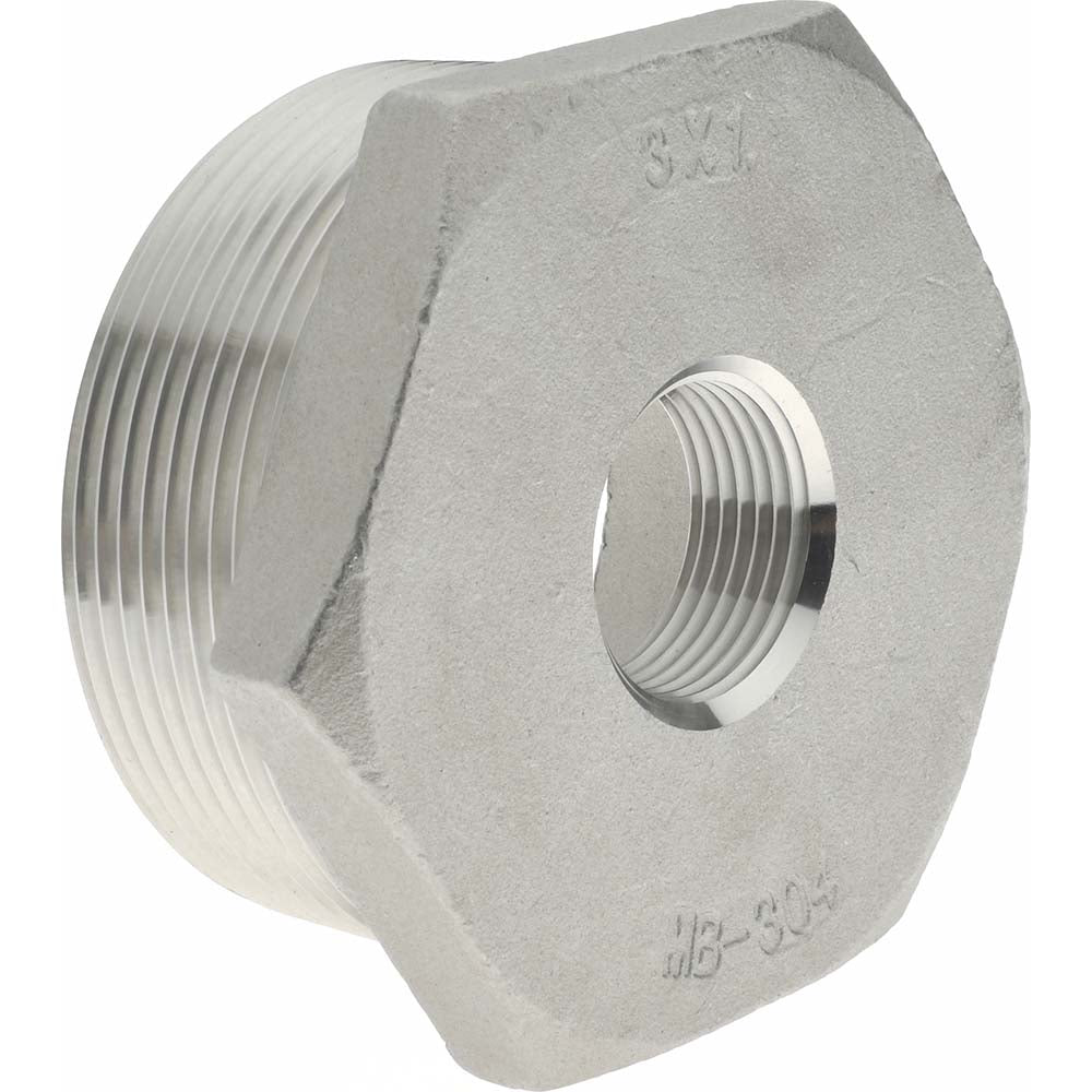 Pipe Bushing: 3 x 1", 304 Stainless Steel – Flow Control Products