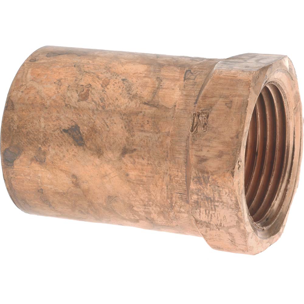 Wrot Copper Pipe Adapter: 1" x 3/4" Fitting, C x F, Solder Joint – Flow ...