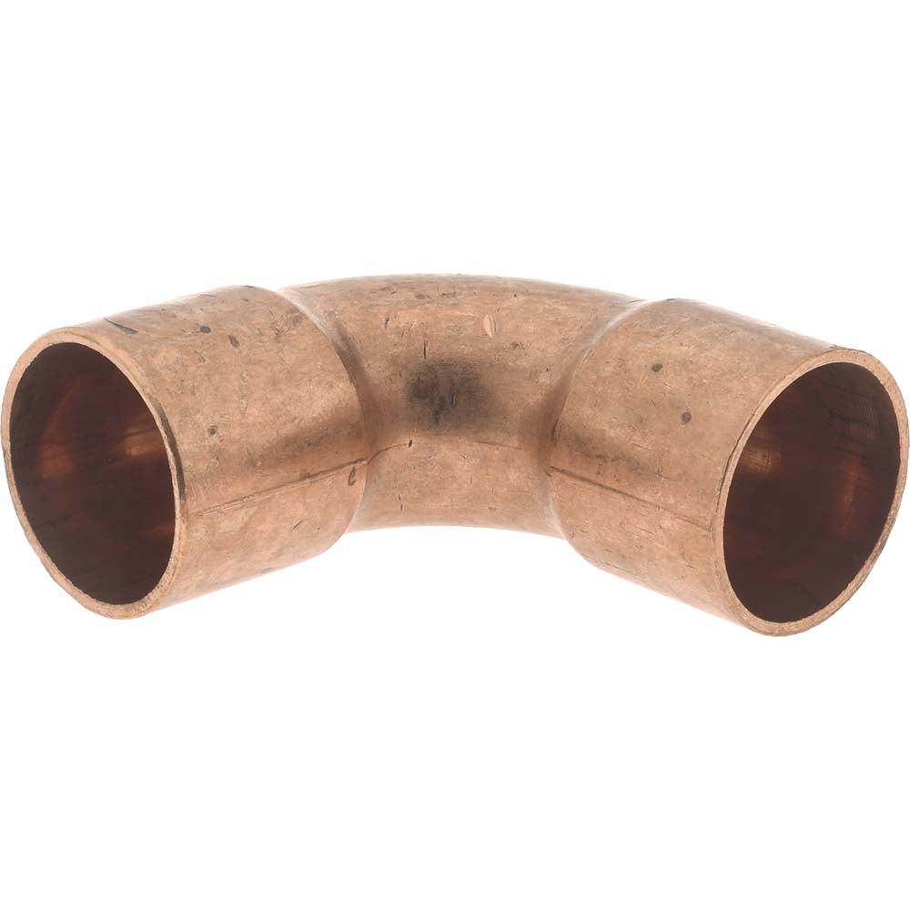 Wrot Copper Pipe 90 ° Elbow: 5/8" Fitting, C x C, Solder Joint – Flow ...