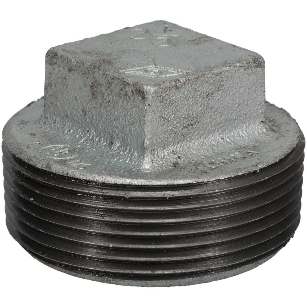 Malleable Iron Pipe Square Plug: 2-1/2" Fitting – Flow Control Products