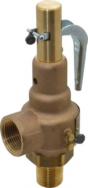 High Pressure Safety Relief Valve: 3/4" Inlet, 530 CFM, 125 Max psi ...