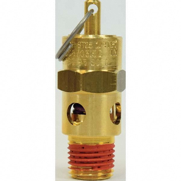 ASME Safety Relief Valve: 1/4" Inlet, 109 CFM, 125 Max psi – Flow ...