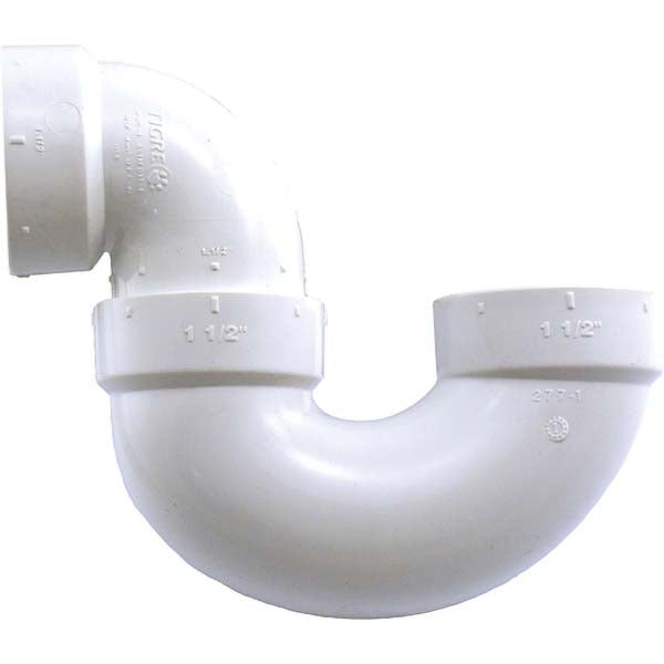 Drain, Waste & Vent Trap: 3" Fitting, Hub x Hub, Polyvinylchloride ...